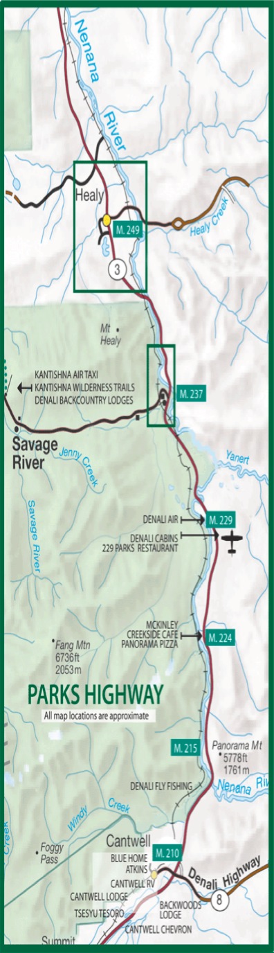 Maps Of Towns Near Denali National Park